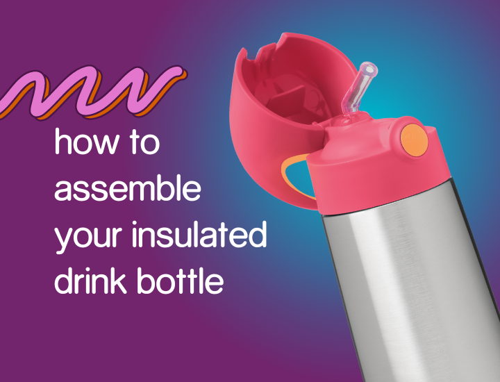 how to assemble your insulated drink bottle – b.box AU