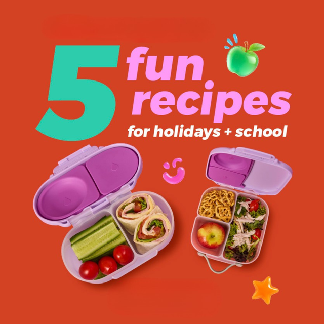 kids in the kitchen: 5 fun recipes for holidays + school | b.box AU
