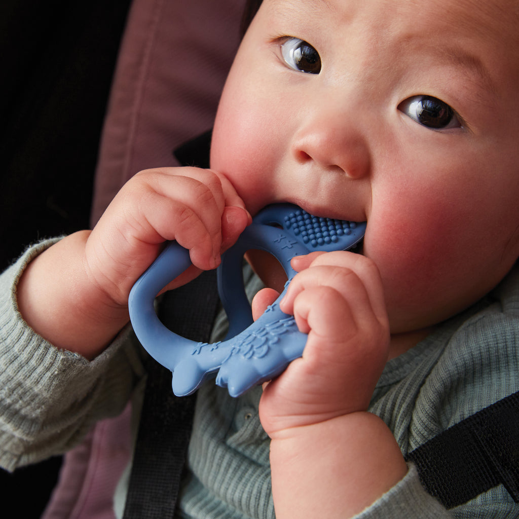 NEW | Wrist Teether Lullaby Blue 3m+ - dribble and drool it's cool! – b ...