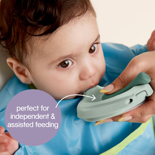 Fill + Feed Sage - Reusable food pouch for kids | b.box AU